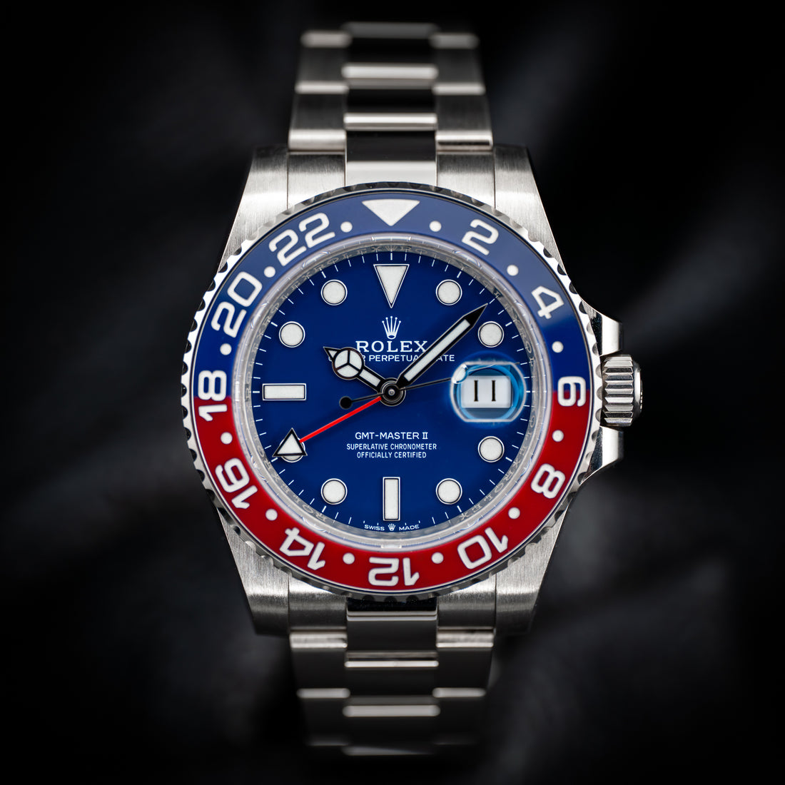 Rolex GMT-Master II Pepsi White Gold Blue Dial