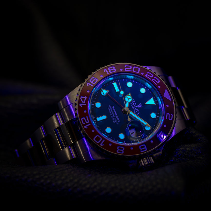 Rolex GMT-Master II Pepsi White Gold Blue Dial