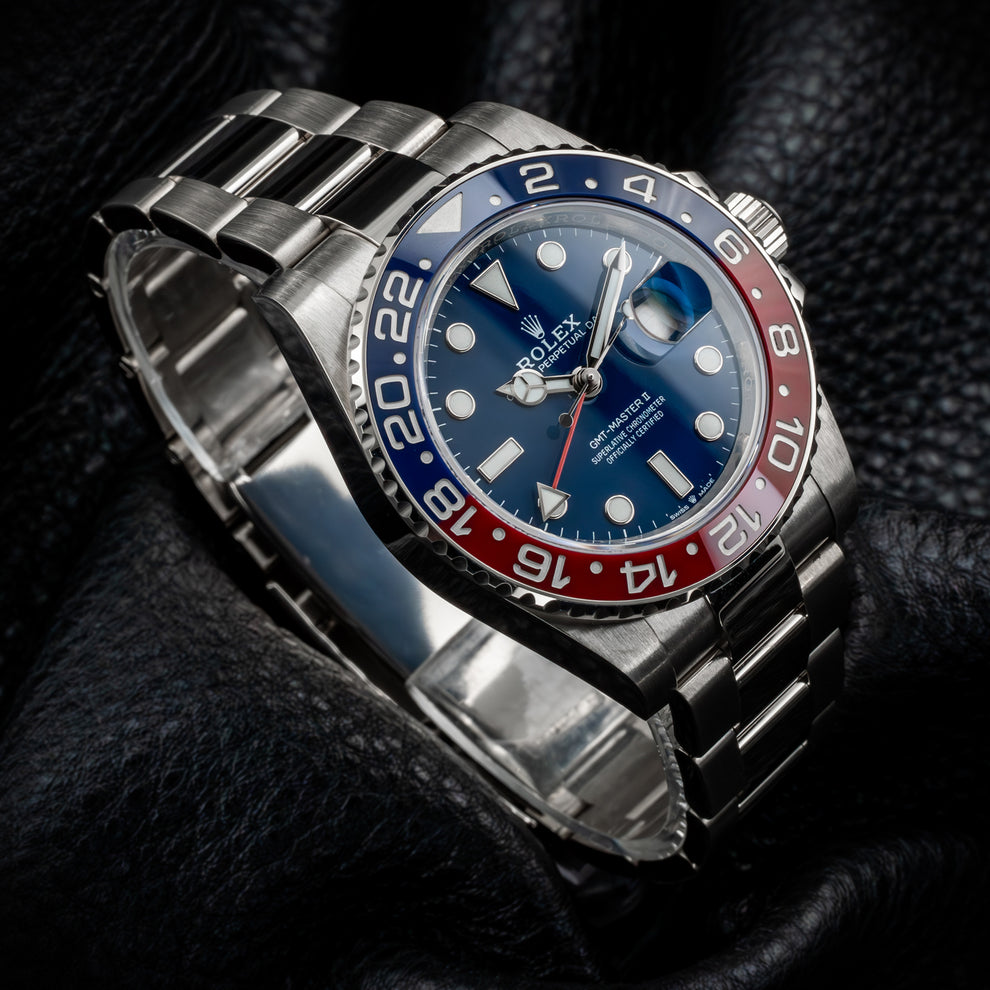 Rolex GMT-Master II Pepsi White Gold Blue Dial